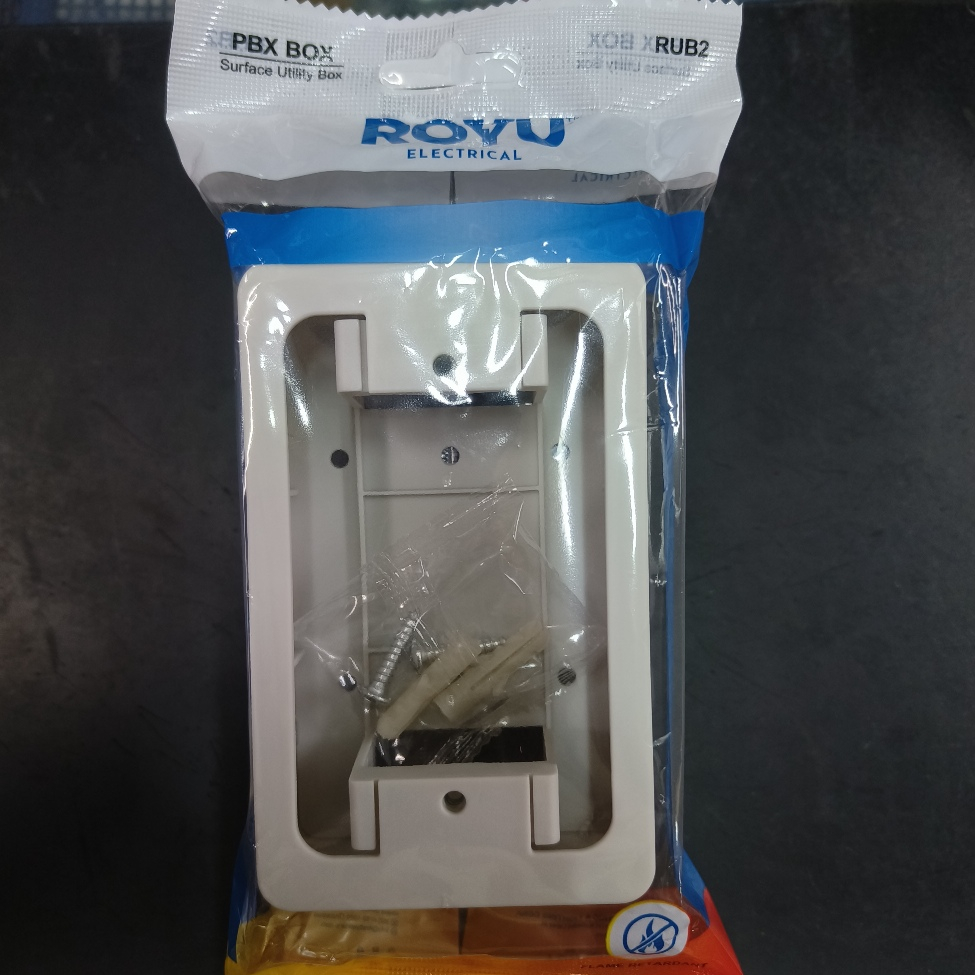 Royu Surface Type PVC Utility Box / Amco Box RUB2 | Shopee Philippines