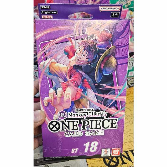 One Piece TCG [ENGLISH] ST18 Purple Monkey D. Luffy Starter deck ...