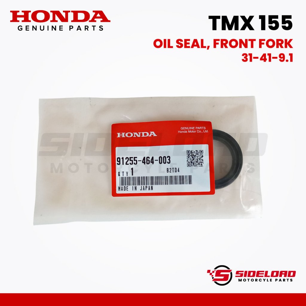 Oil Seal, Front Fork (31-41-9.1) - TMX 155 - Honda Genuine (91255-464 ...