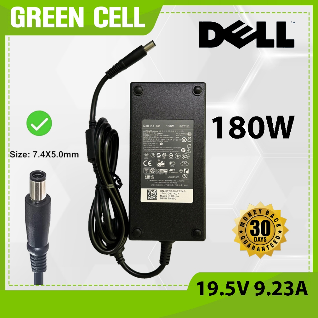 DELL Laptop Charger 19.5V 9.23A OptiPlex 3011 AIO M14x M15x M17x R3 ...