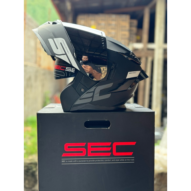 SEC REVOLT MODULAR HELMET | Shopee Philippines