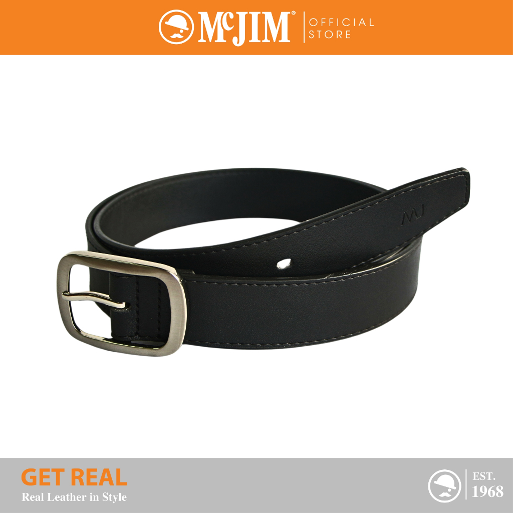 MJ by McJim Leather Syntethic Belt | Shopee Philippines