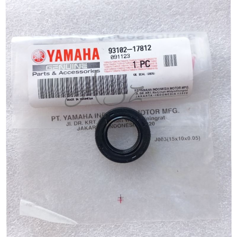 OIL SEAL PRIMARY GEAR 93102-17812 YAMAHA GENUINE | Shopee Philippines