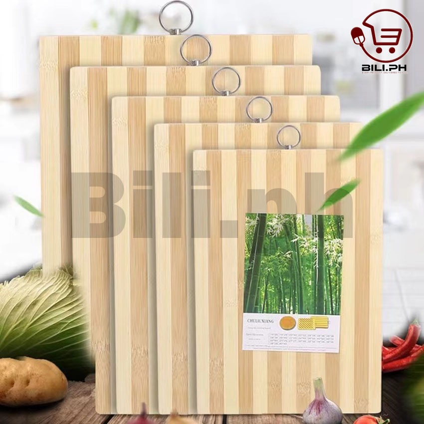 K10072 Thick Bamboo Chopping Board heavy duty Sangkalan | Shopee ...