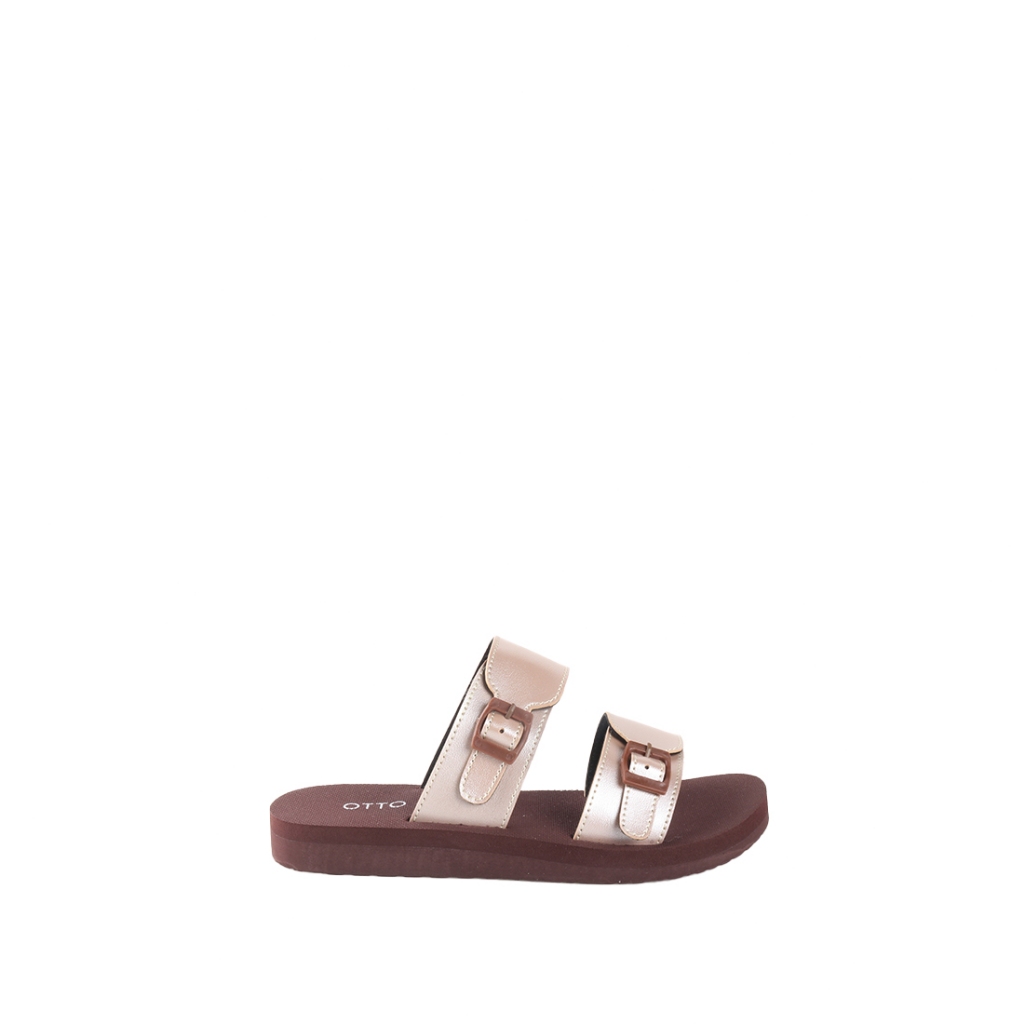 Otto 20801004 Vivoree Woman Double Strap Rubber Sandals | Shopee ...