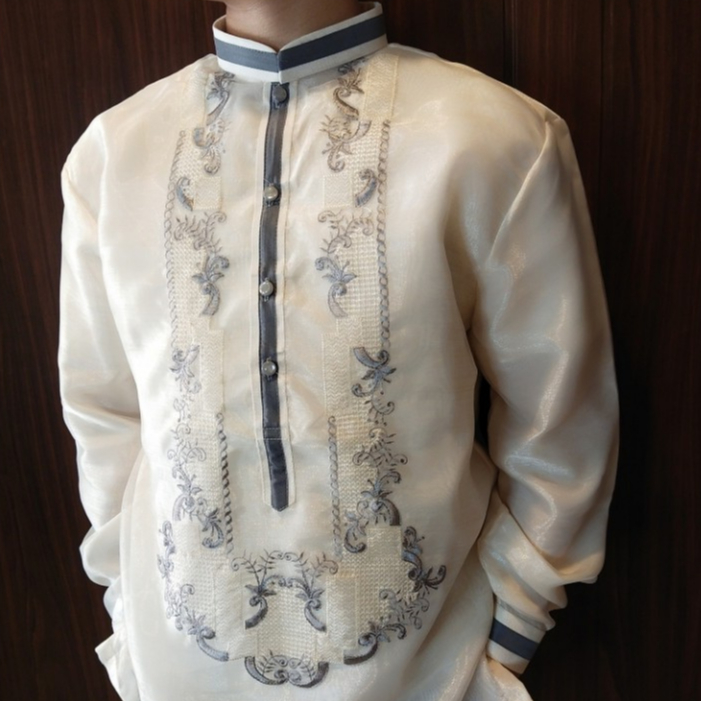 MODERN BARONG TAGALOG FOR MEN (PURE EMBROIDERED) | Shopee Philippines