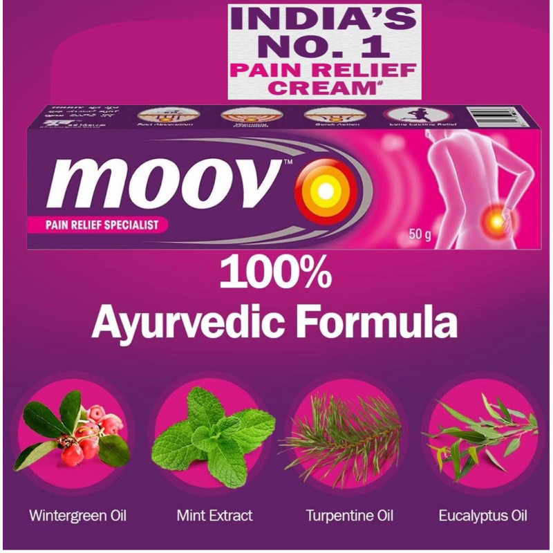 Moov Cream Pain Relief Ointment Specialist 50G | Shopee Philippines