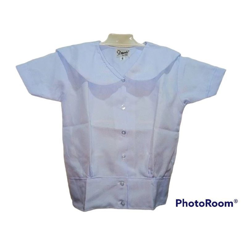 BLOUSE SCHOOL UNIFORM ( MARINE COLAR & baby COLAR ) | Shopee Philippines