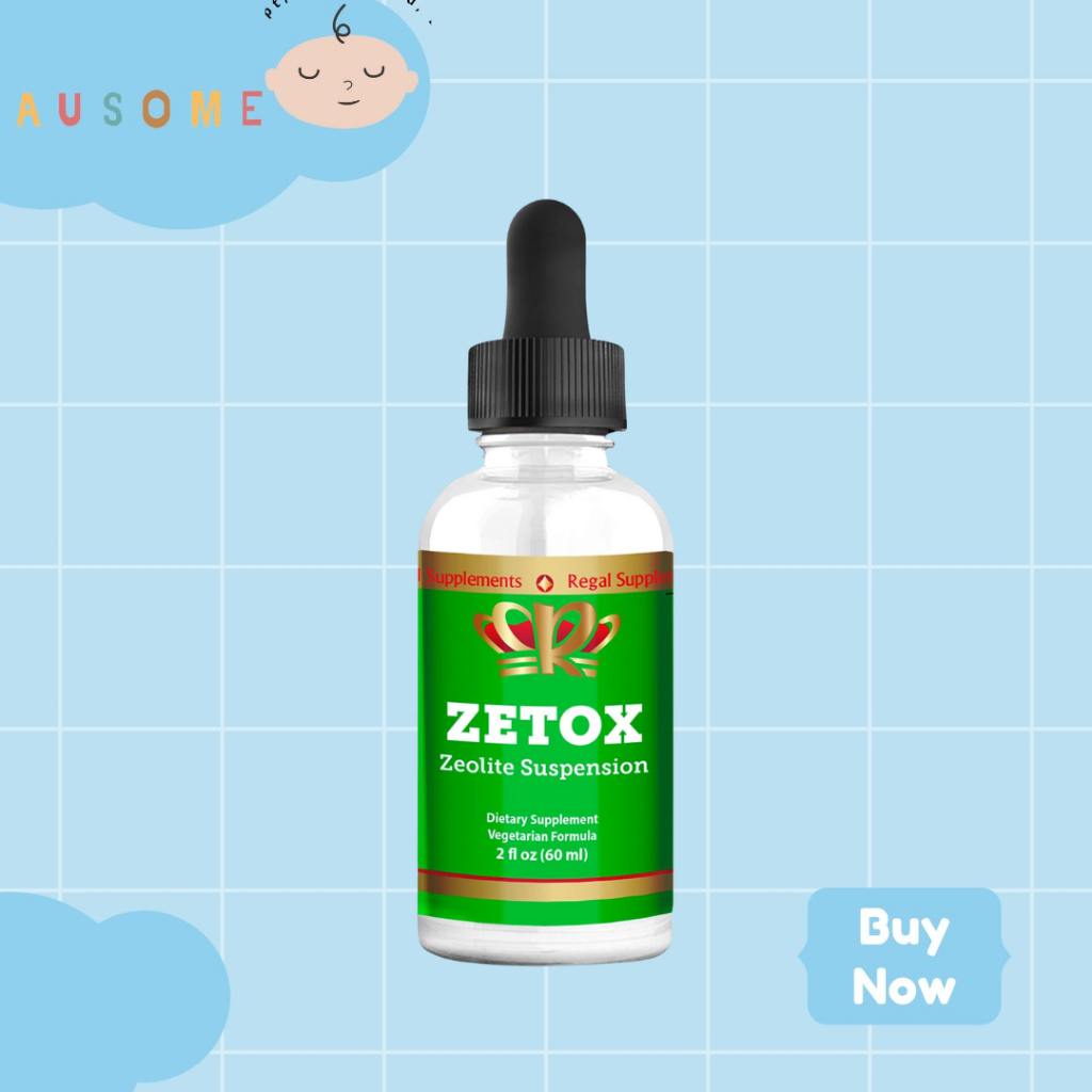 ZETOX, Zeolite Detox for Kids and Adults Enhanced with Methyl Vitamin B12 and D3, 2 fl oz 60 ml ...