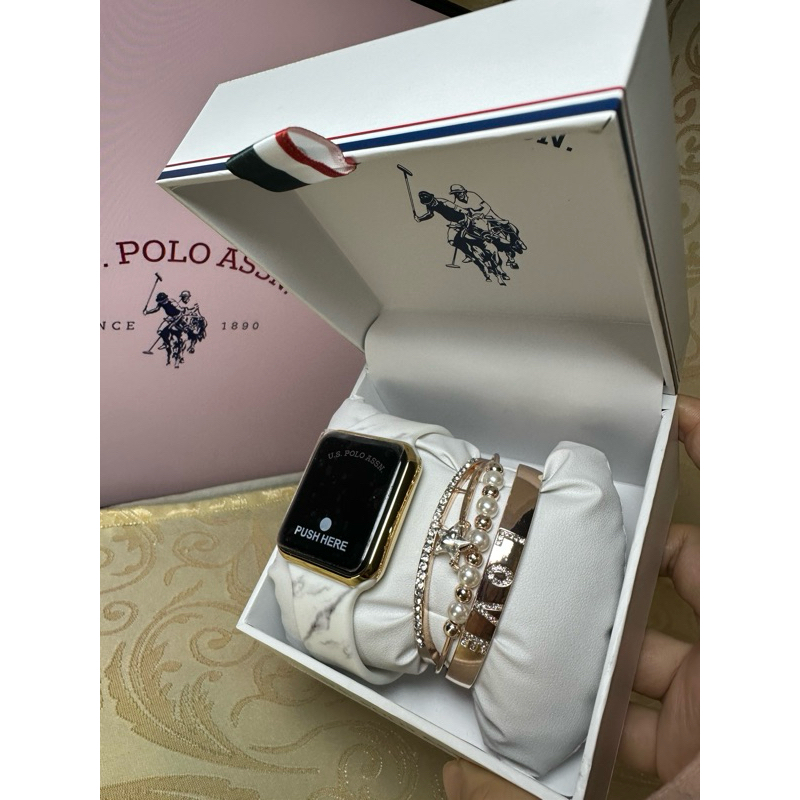 ORIGINAL/AUTHENTIC US Polo digital watch set | Shopee Philippines