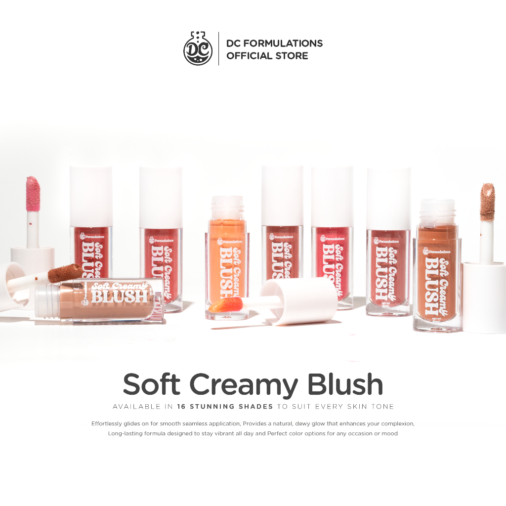 Soft Creamy Blush 6mL [Pink/White Cap] - DC Formulations | Shopee ...