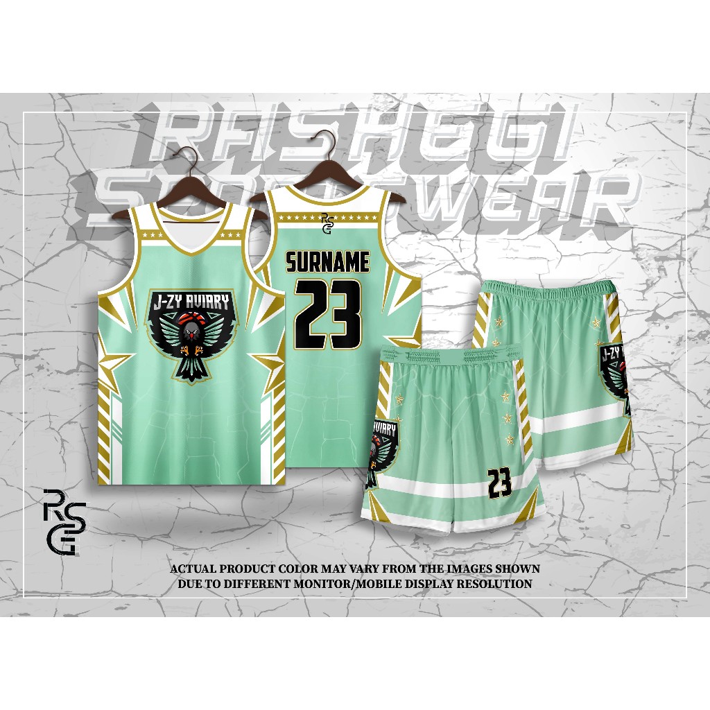 2024 RSG Customized Jersey Full Sublimation Green Aviary | Shopee ...