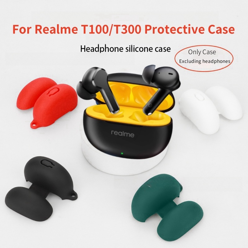 Case For Realme Buds T100/T110 T300 Soft Protective Cover Washable Dust ...