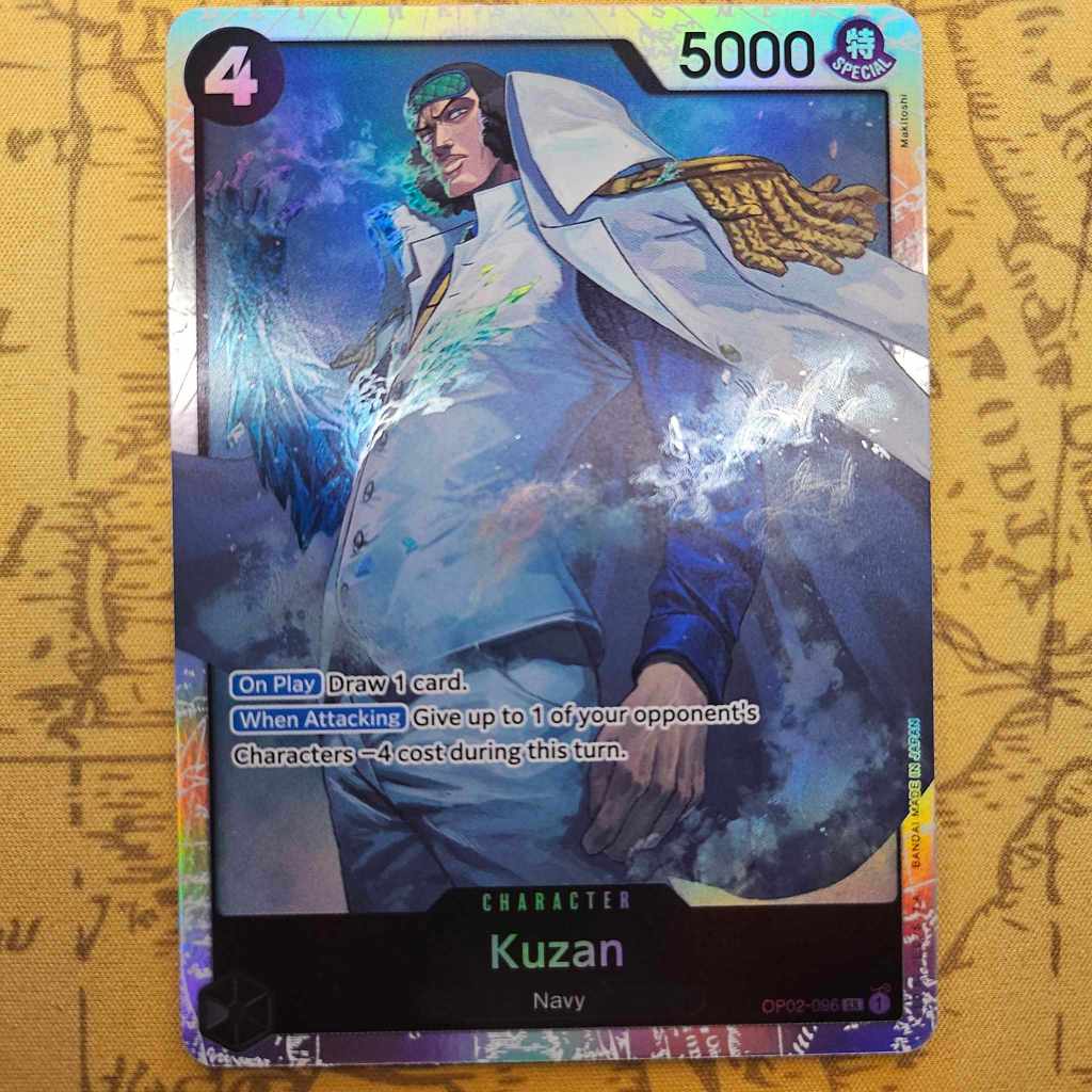 One Piece TCG [ENGLISH] OP02-096 SR Kuzan [ENGLISH VERSION] | Shopee Philippines