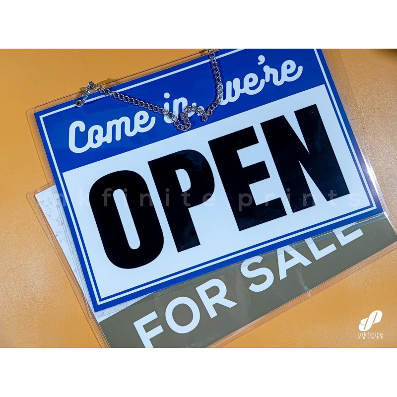 COME IN WERE OPEN/CLOSED SIGNAGE LAMINATED A4 MAKAPAL | Shopee Philippines