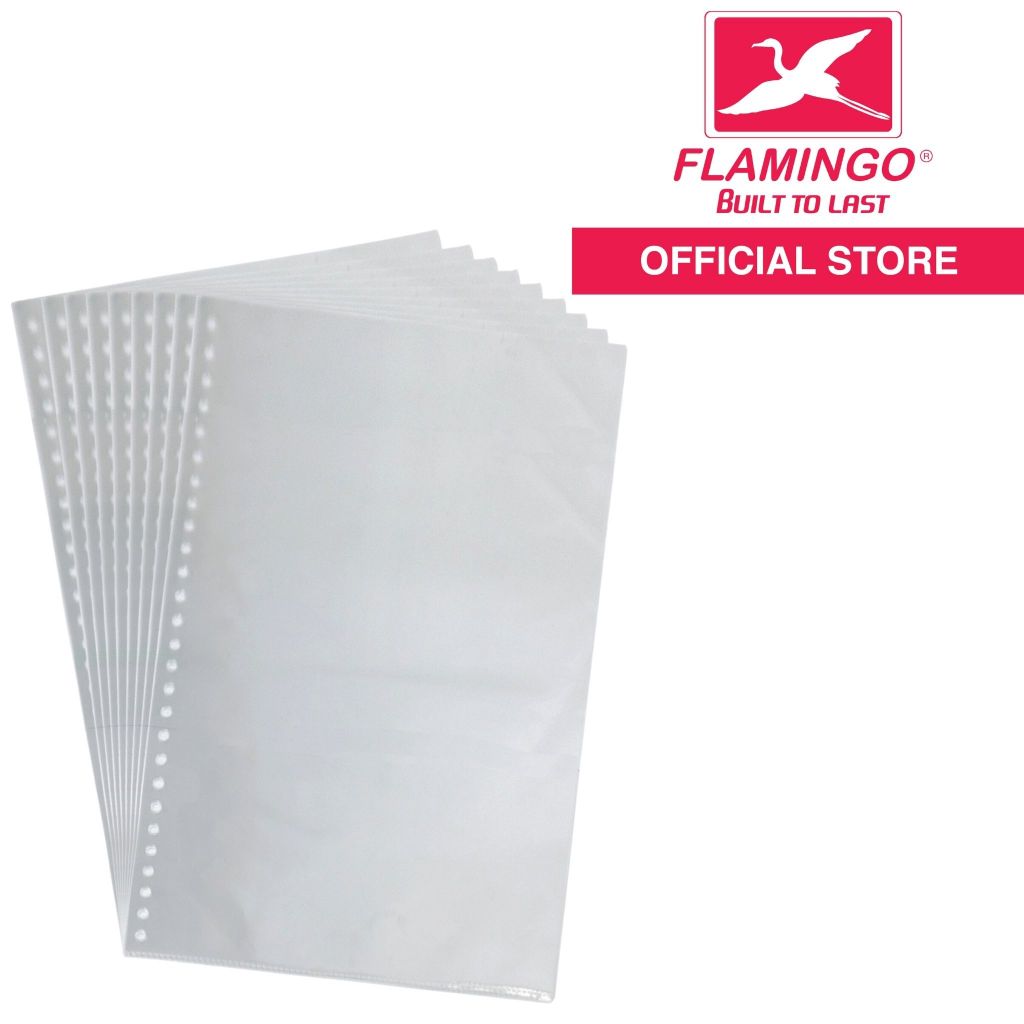 FLAMINGO Clearbook refill 27-Hole | 10 Sheet | Legal | 27 | Shopee ...