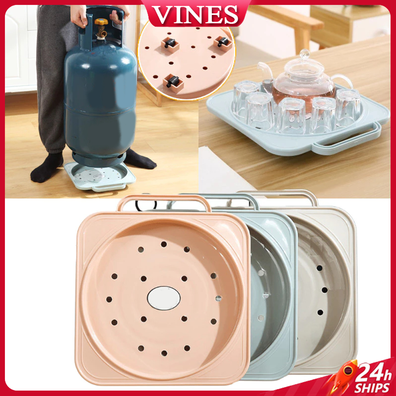 Moveable Gas Cylinder Mobile Bracket Gas Tank Base Universal Wheel ...