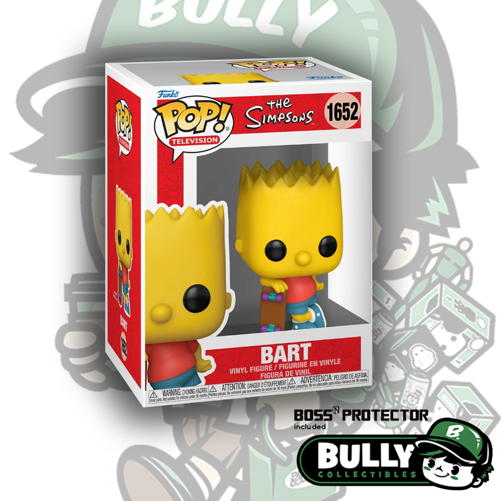 Funko POP! Television: The Simpsons - Bart Simpson with Skateboard 1652 ...