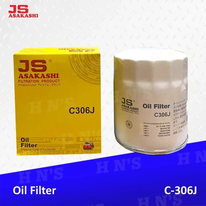 JS Oil Filter C-306J for Mitsubishi 4D56 / L200 / L300 / Adventure ...