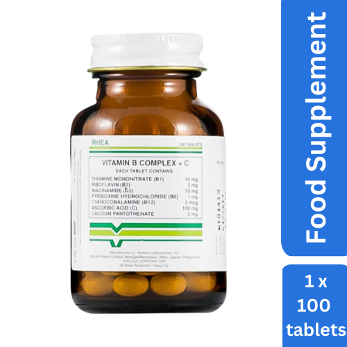 RHEA Vitamin B Complex 100 Tablets | Shopee Philippines