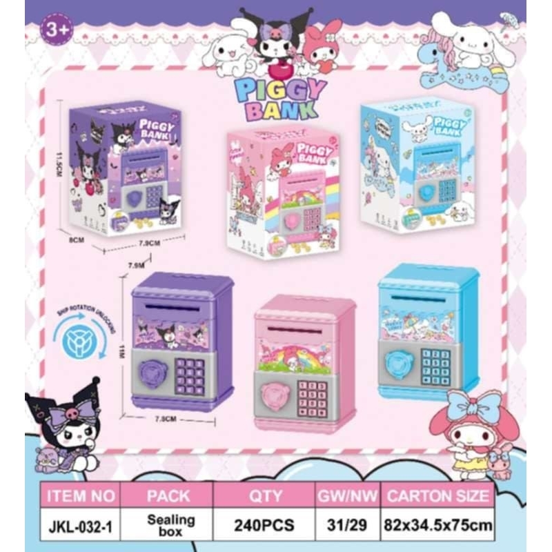 Sanrio mini coin bank good for gift your kid's with box #0321 | Shopee ...