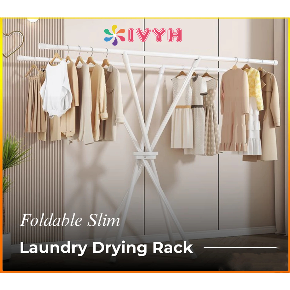 Foldable Sampayan Stainless Steel Clothes Rack Laundry Drying Rack ...