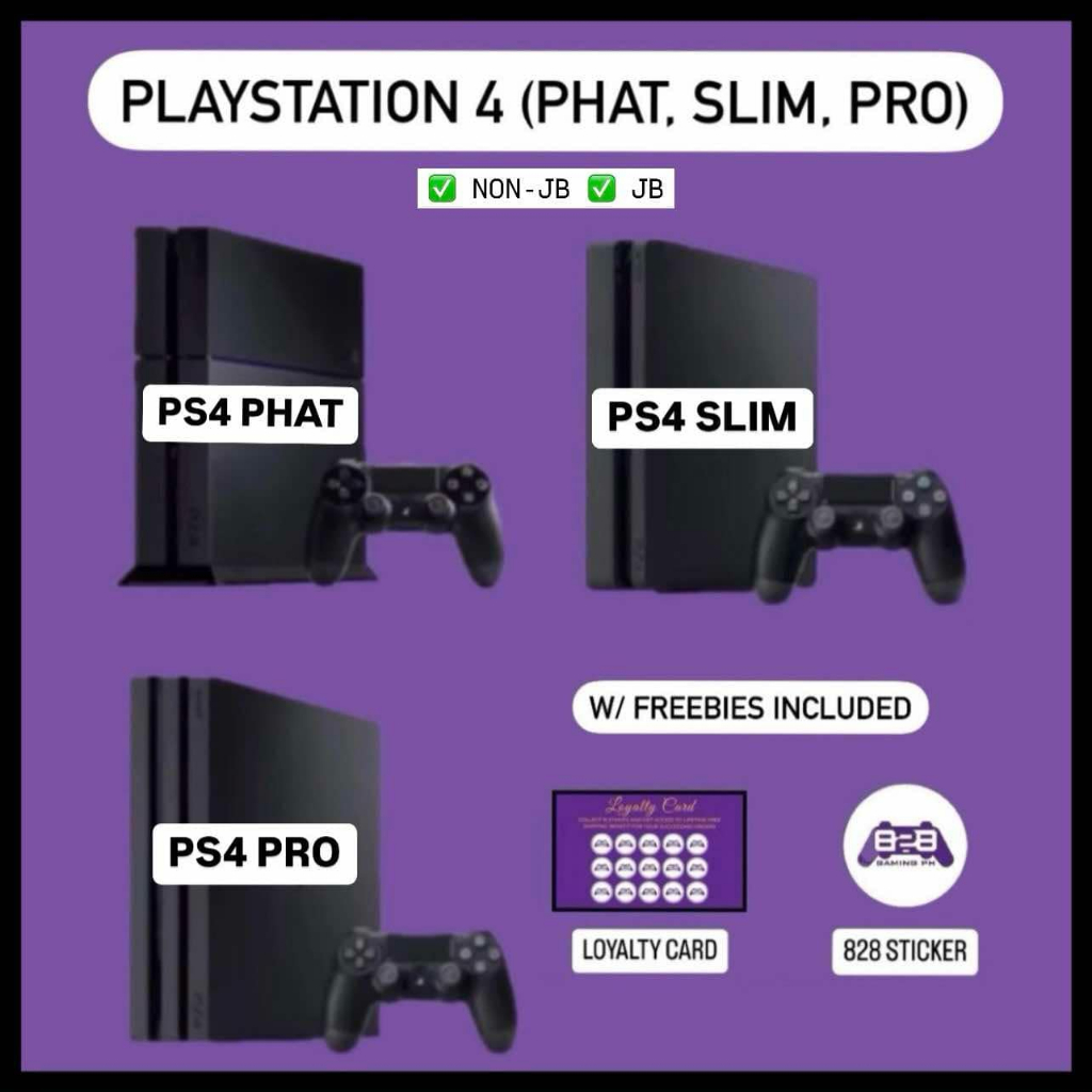 ORIGINAL PS4 CONSOLES (Phat, Slim, Pro) | Shopee Philippines