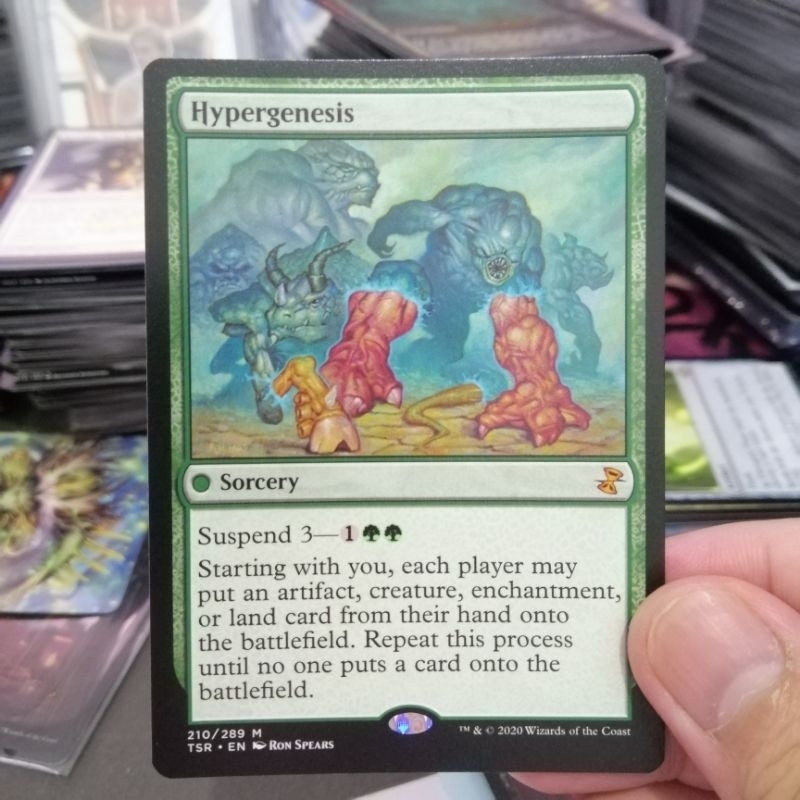 1 Hypergenesis TSR MTG card magic the gathering EDH | Shopee Philippines