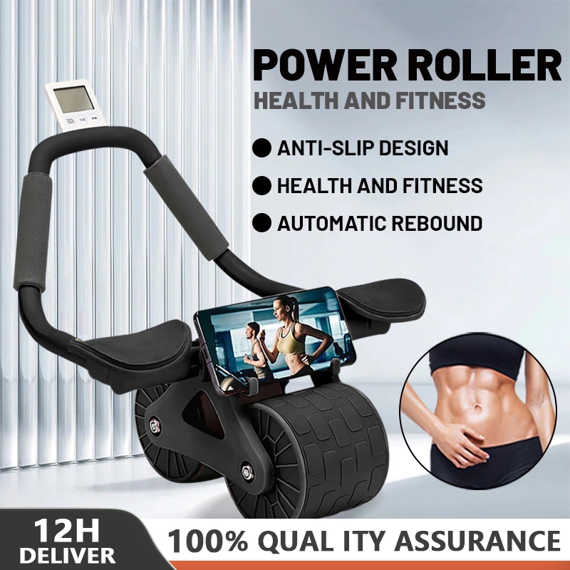 Beginner Abdominal Health Wheel Rebound Ab Rollers exercise equipment ...