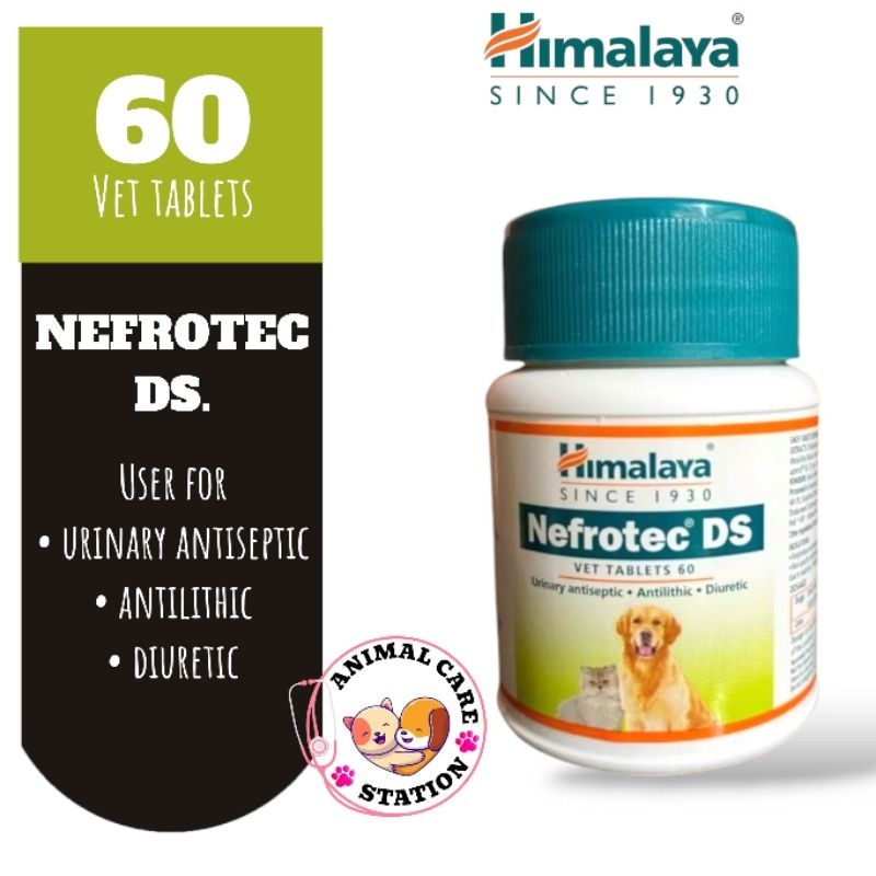 Himalaya Nefrotec DS 60 Vet Tablets for Pets (1 Bottle) | Shopee ...