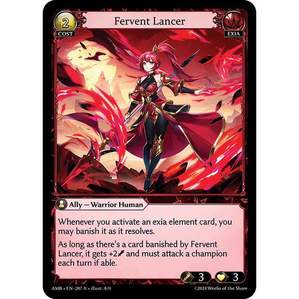 Fervent Lancer - Grand Archive - AMB | Shopee Philippines