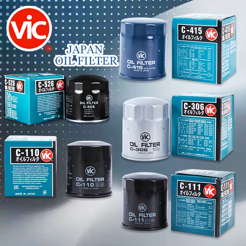 VIC Oil Filter C-110 C-111 C-415 C-306 C-526 For Toyota Mitsubishi ...