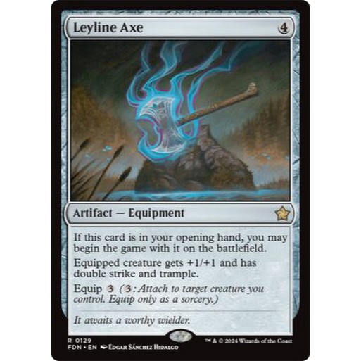 Magic the Gathering Leyline Axe Foundations | Shopee Philippines
