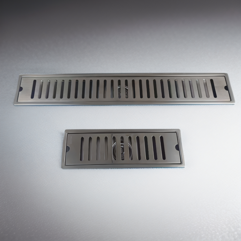 Rectangular floor drain SUS304 stainless steel floor drain Outdoor ...