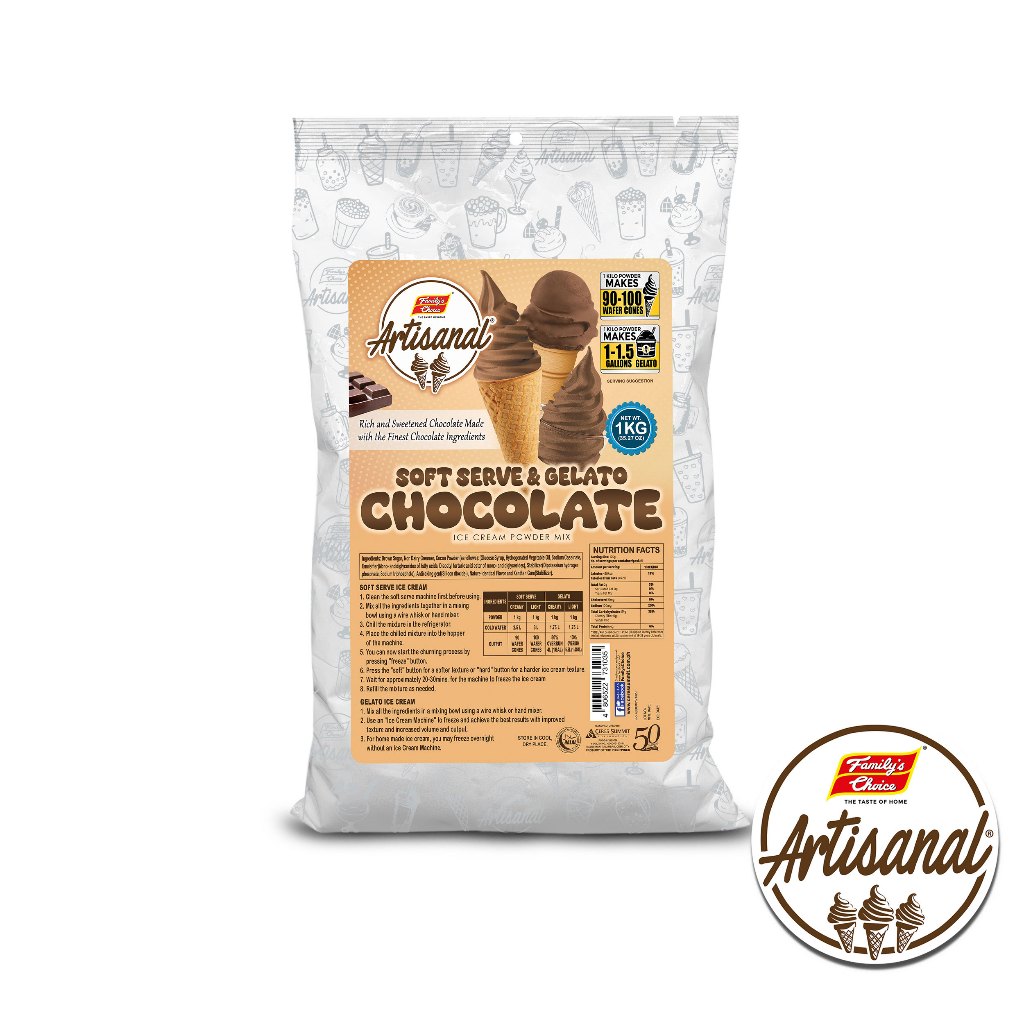 Artisanal Soft Serve & Gelato Chocolate Ice Cream Powder Mix 1Kg ...