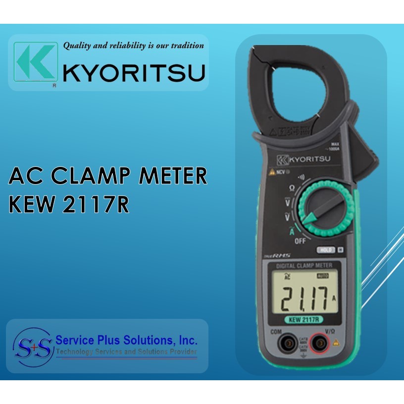 KYORITSU Model: KEW 2117R AC CLAMP METER | Shopee Philippines