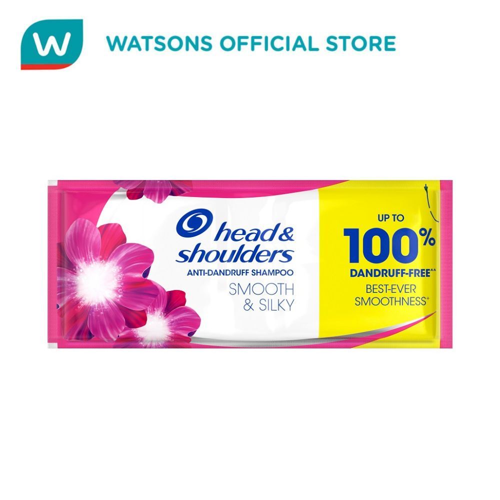 HEAD N SHOULDERS Shampoo Smooth & Silky Anti Dandruff Shampoo 11 Plus 1 ...