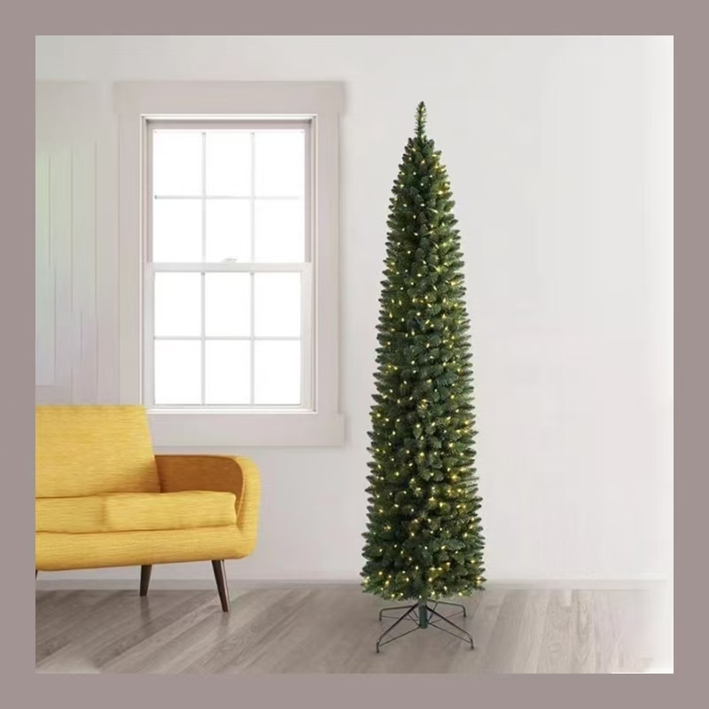 Slim Christmas Tree 7ft Makapal High Quality Xmas Tree 8ft Christmas ...
