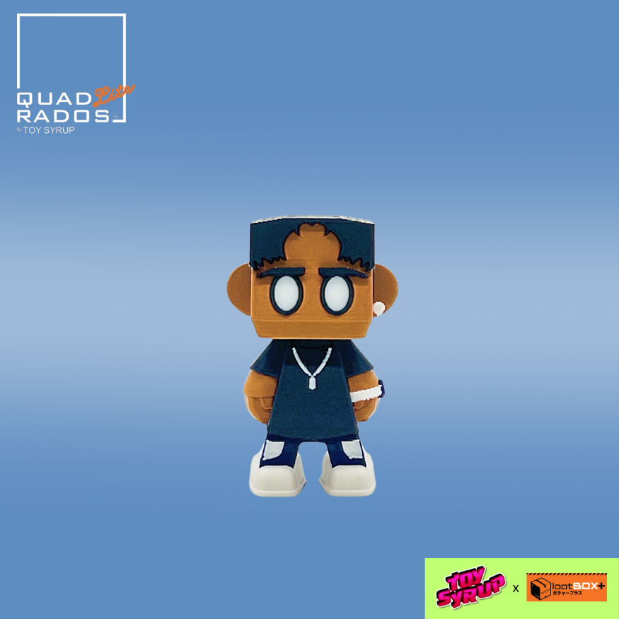 QUADRADOS Lite 100% Dello 3d Printed PLA Figure, with articulation ...