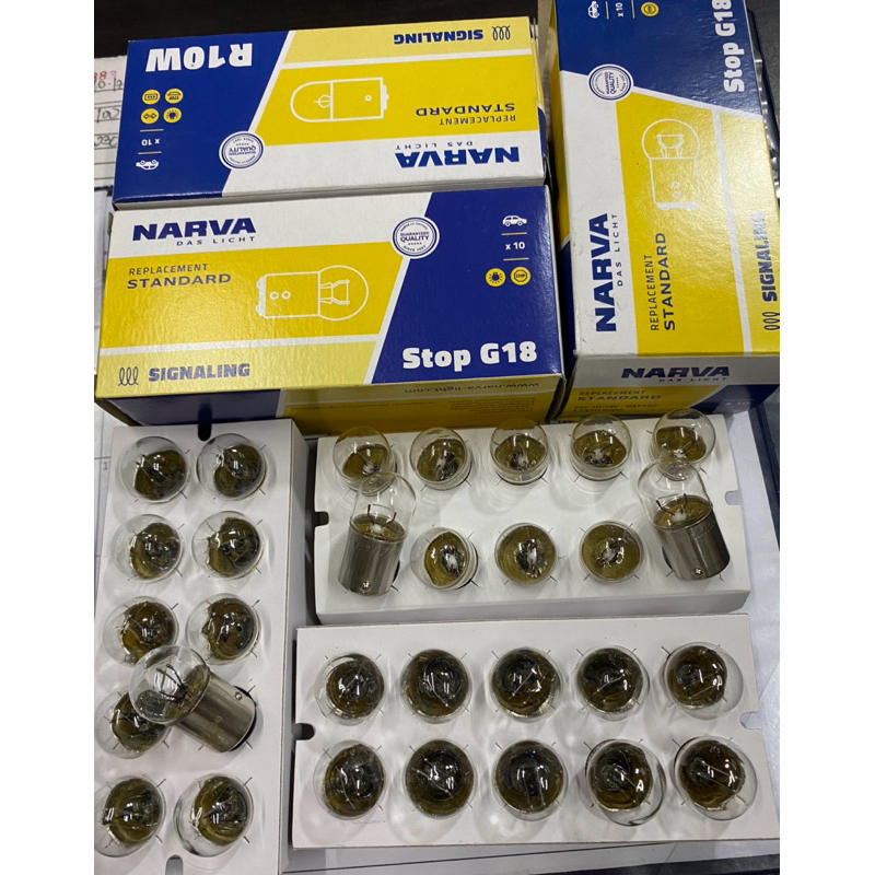 NARVA AUTOBULB ORIGINAL MEDIUM SINGLE / DOUBLE CONTACT 12V / 24V SOLD ...