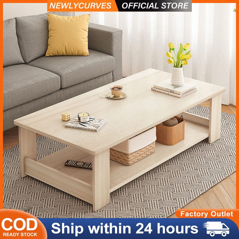 ⚡️COD⚡️2-Layer Coffee Table Center Table for Living Room Sofa Side ...