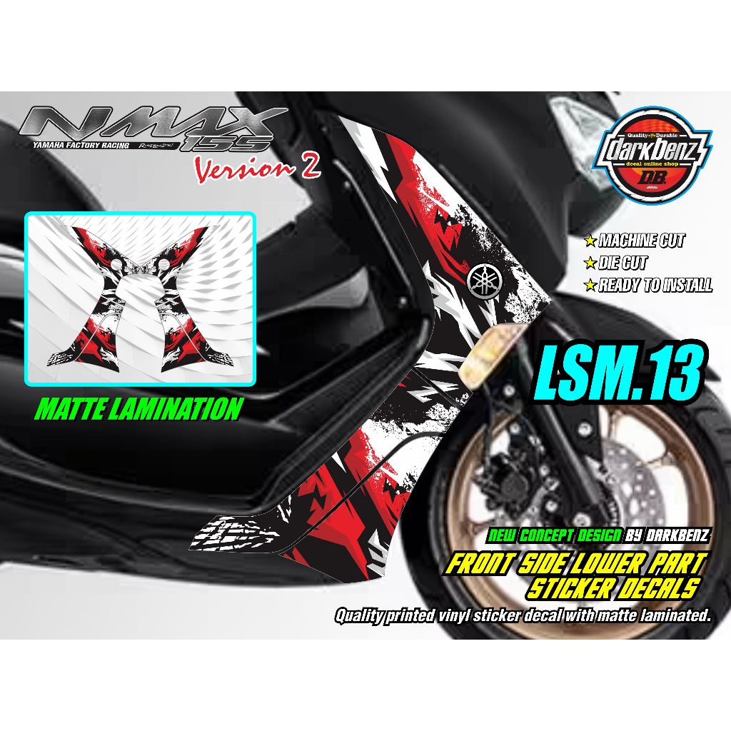 Yamaha Nmax Version 2 New concept quality printed sticker decal | made ...