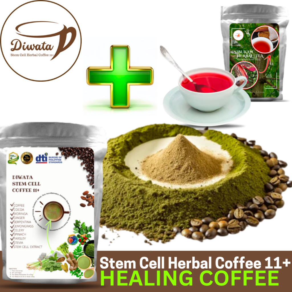 Stem Cell Herbal Coffee 11Plus Plus Sibukaw Herbal Tea for Health ...