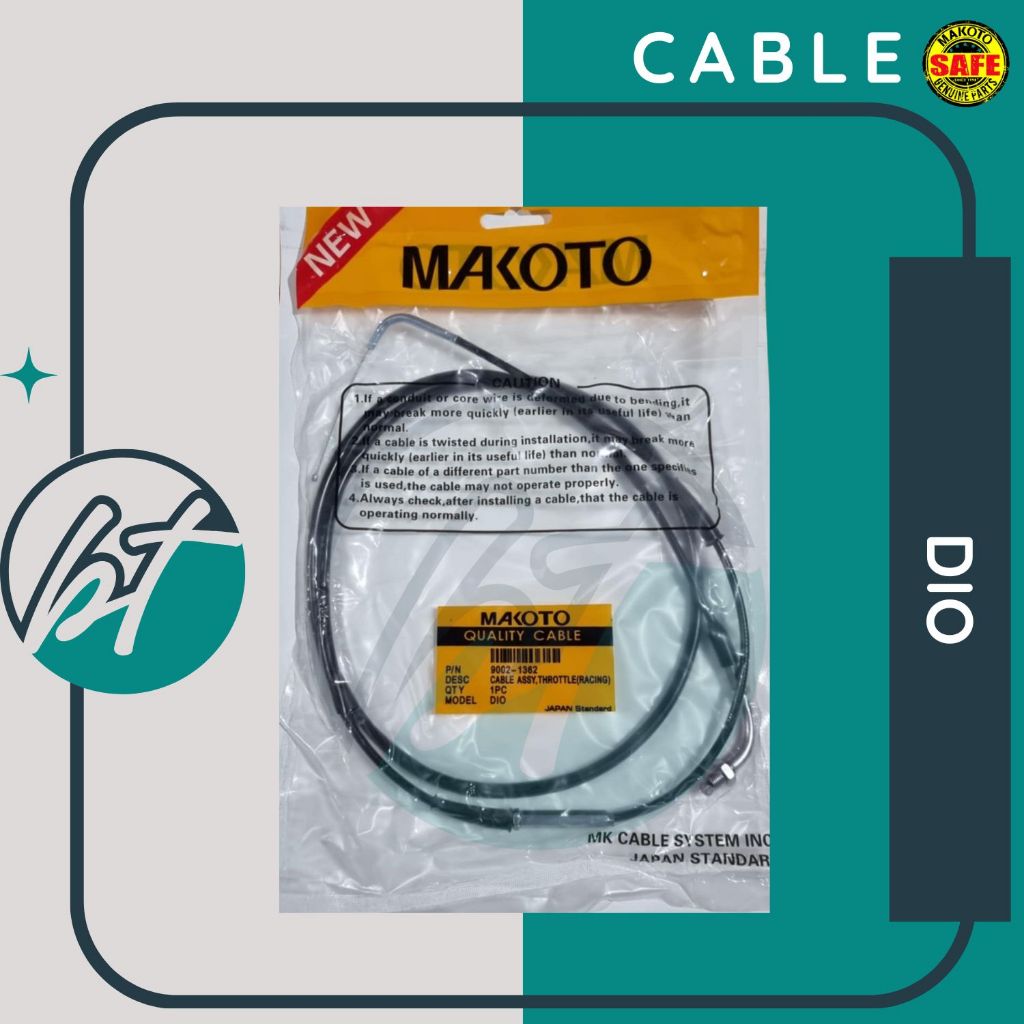 Makoto Cable Yamaha DIO | Throttle (Racing) | Shopee Philippines