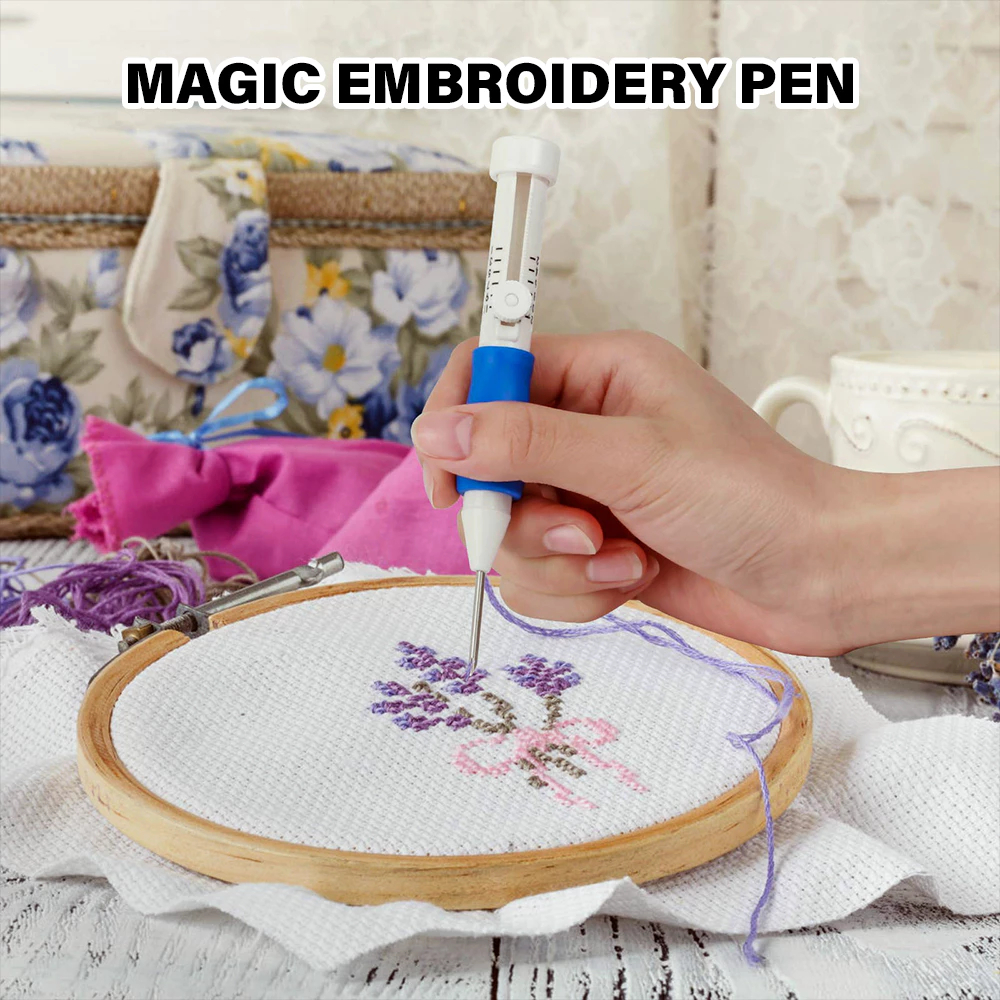 Embroidery Pen Punch Needle Set Embroidery Punch Needle Hand Embroidery ...
