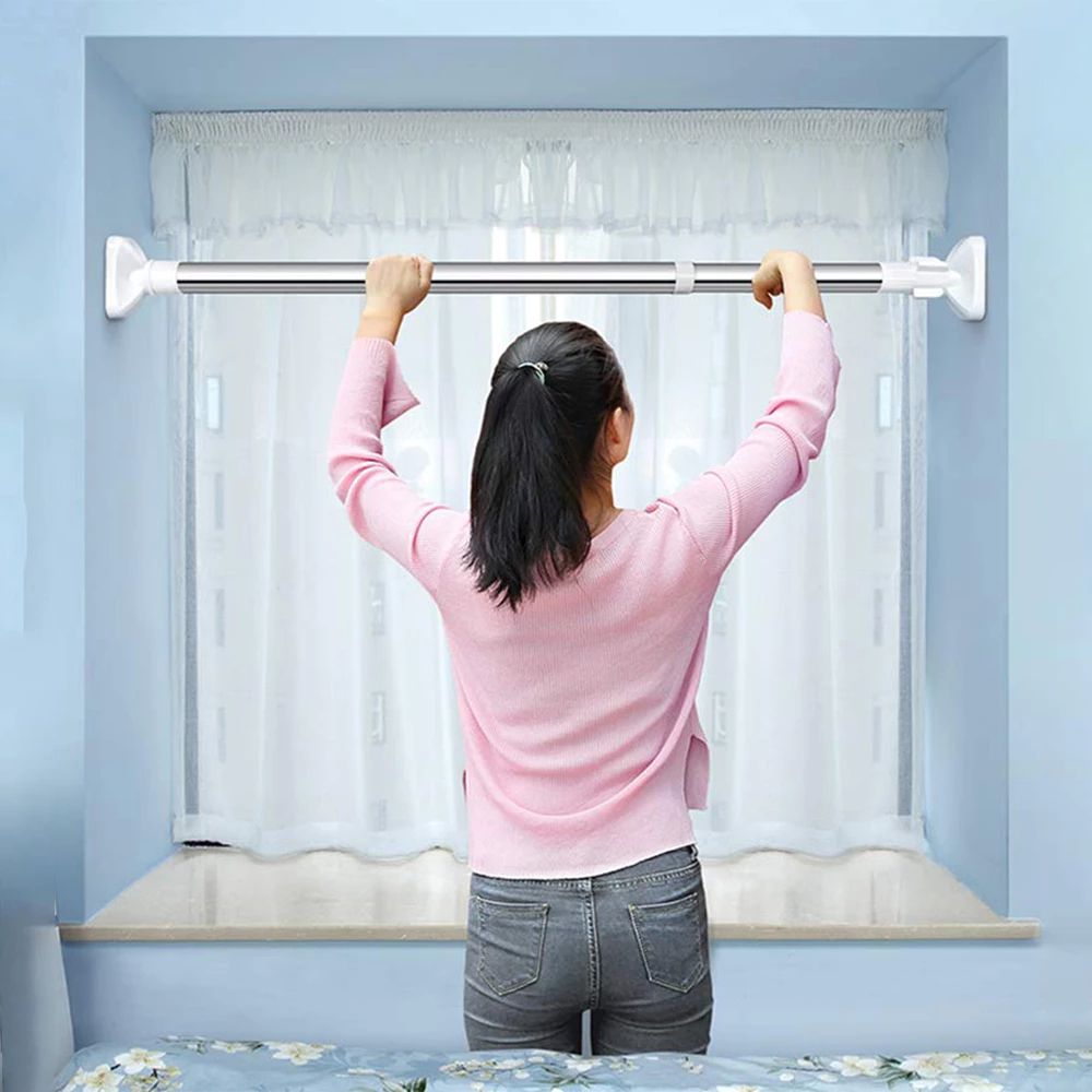 Adjustable Curtain Rod Hanger Rack Sampayan Stainless Extendable Ng ...