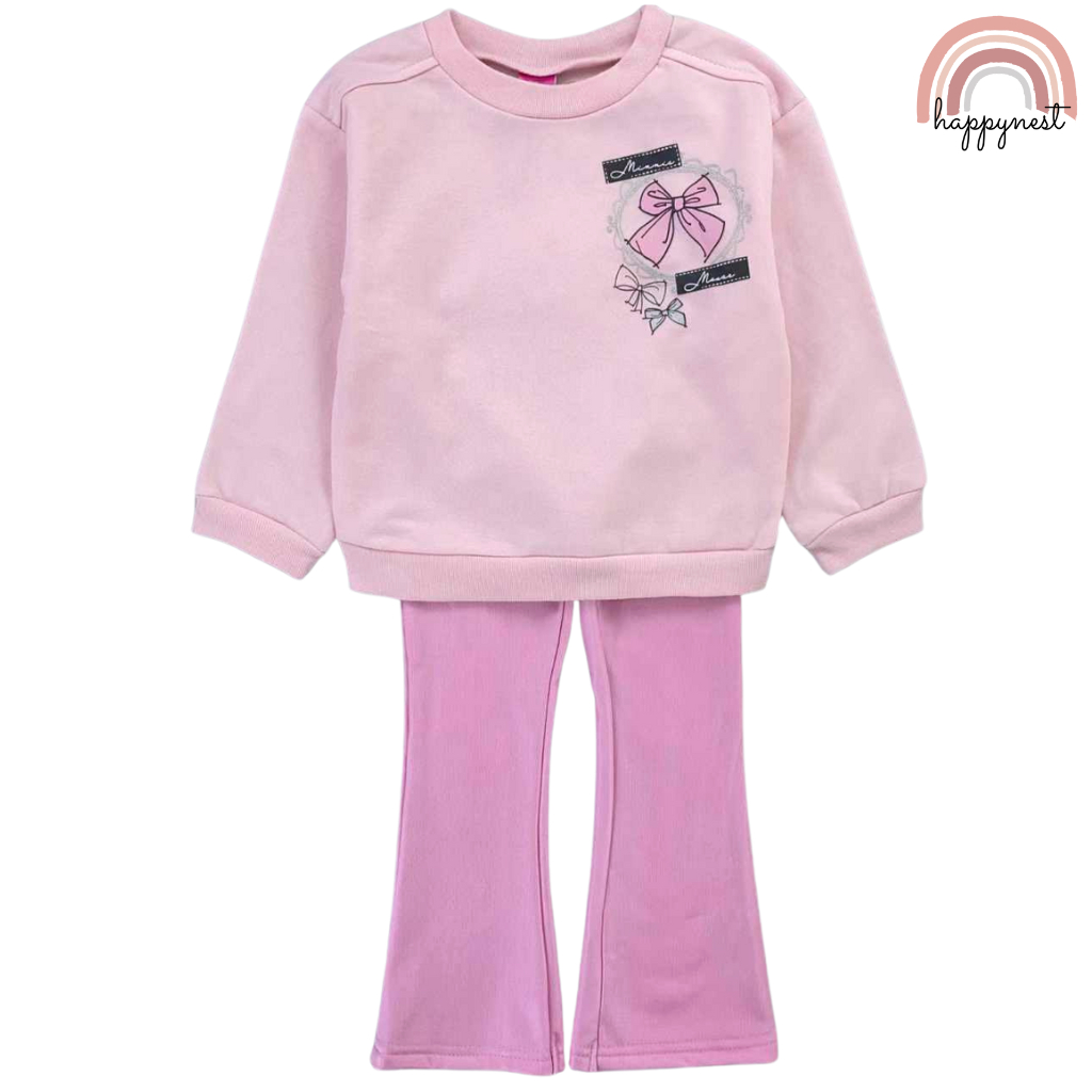 Happynest Disney HM Cute Minnie Mouse Ribbons OOTD Tracksuit Terno for ...