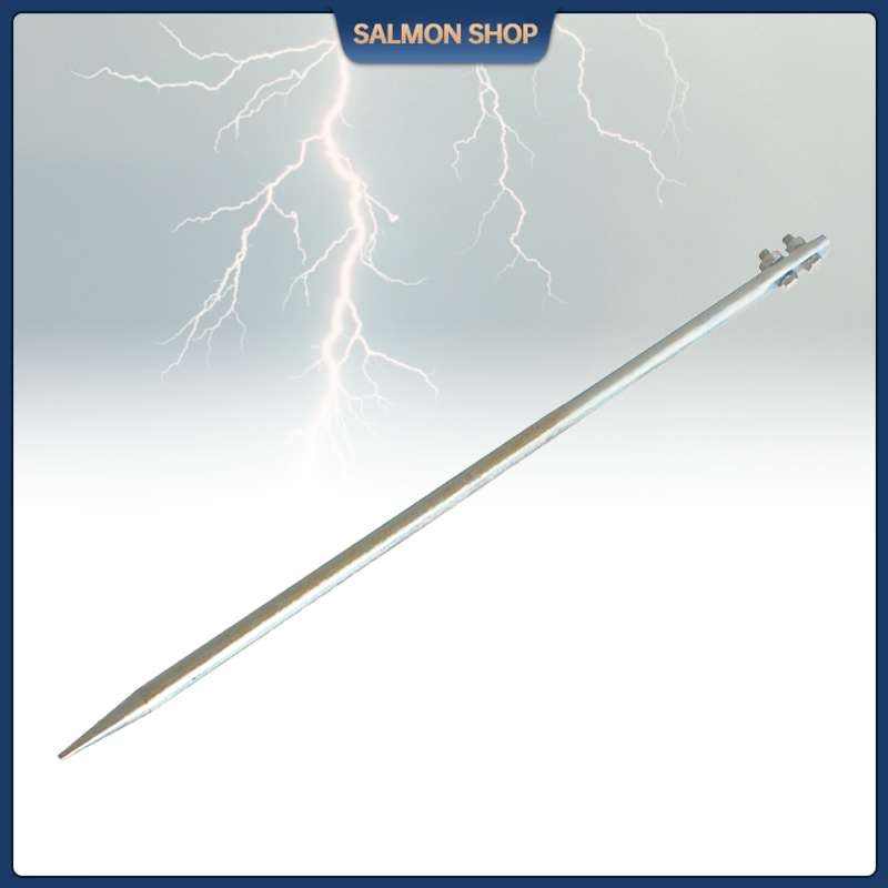 1pcs 800*16mm Galvanized Grounding Rod For Engineering Power Plant ...