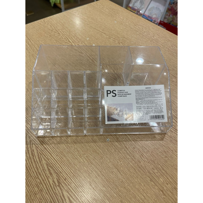 MINISO TRANSPARENT FREE COMBINATION SERIES MULTI-GRID COSMETIC STORAGE ...