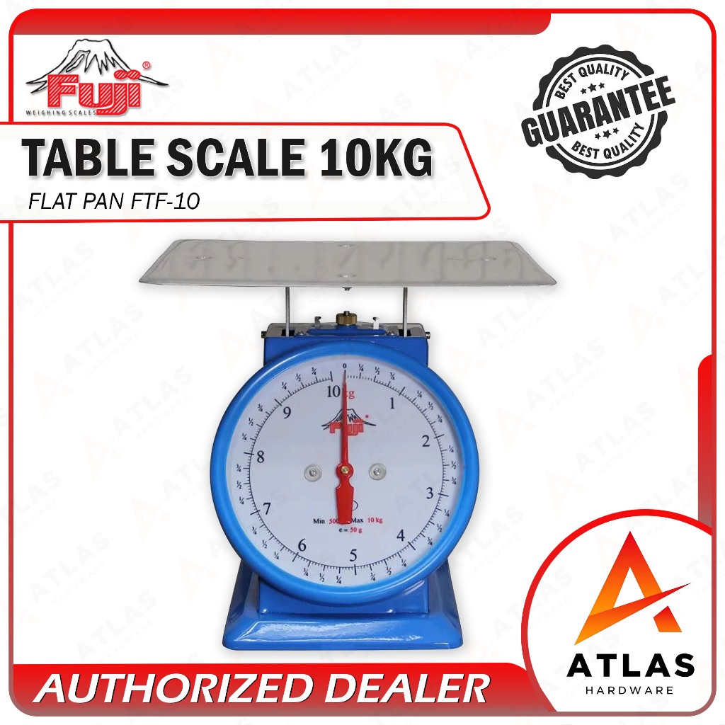 Fuji Table Scale Flat Pan FTF 10Kgs. | Shopee Philippines